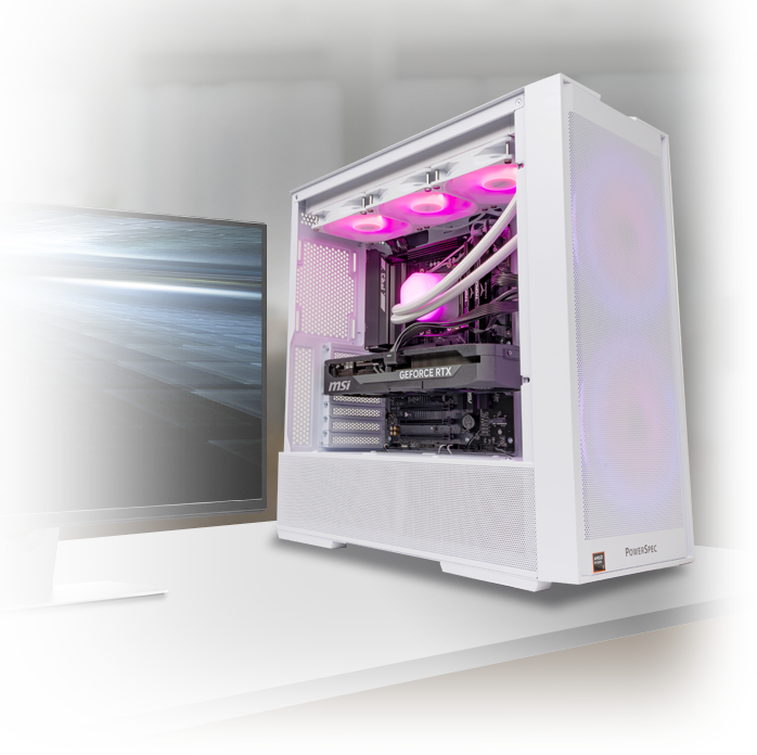 PowerSpec G762 Gaming PC; AMD Ryzen 7 9850X3D 4.7GHz Processor; NVIDIA ...