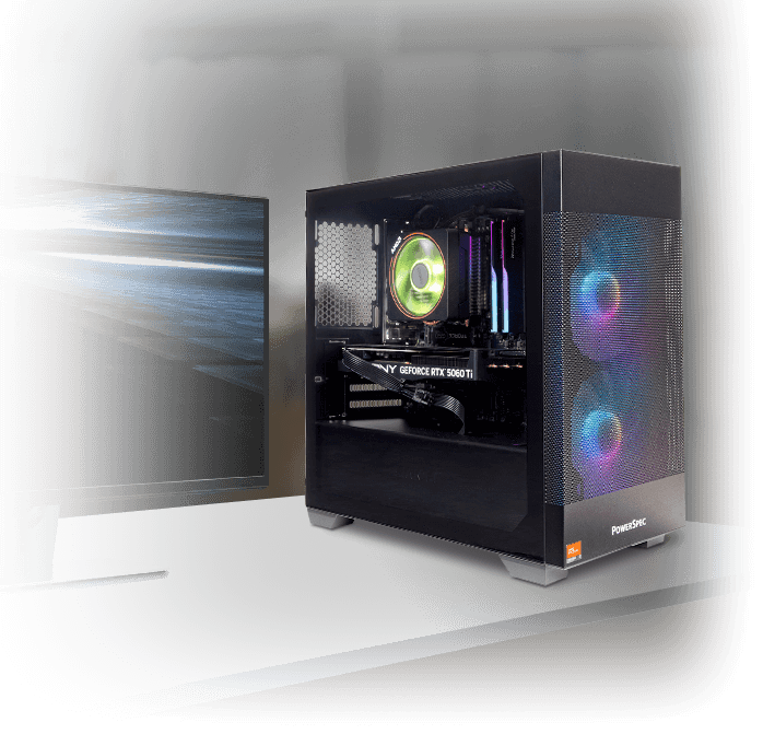 PowerSpec G731 Gaming PC; AMD Ryzen 7 7700X 4.5GHz Processor; NVIDIA ...